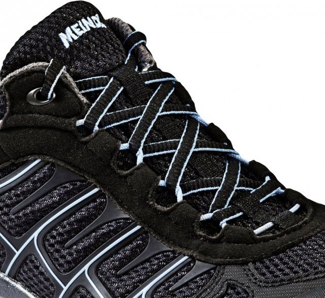 Schnürsenkel für Meindl Cuba Lady GTX, 100 cm lang, flach, schwarz ...